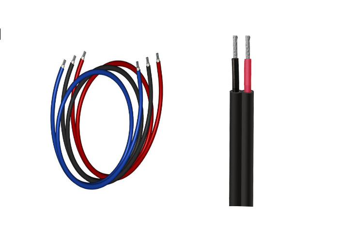 2 Inti Flat / Putaran Surya kabel kawat, Solar Panel Kabel Pantone ...