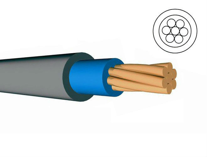 1000 Volt berisolasi dan berselubung PVC kabel Aluminium Conductor 1 ...