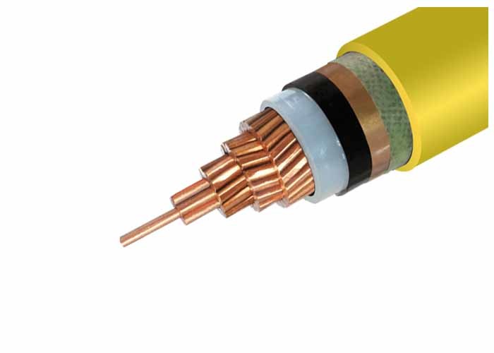 Single Core XLPE Insulated Power Cable Kabel Daya Middile Voltage ...