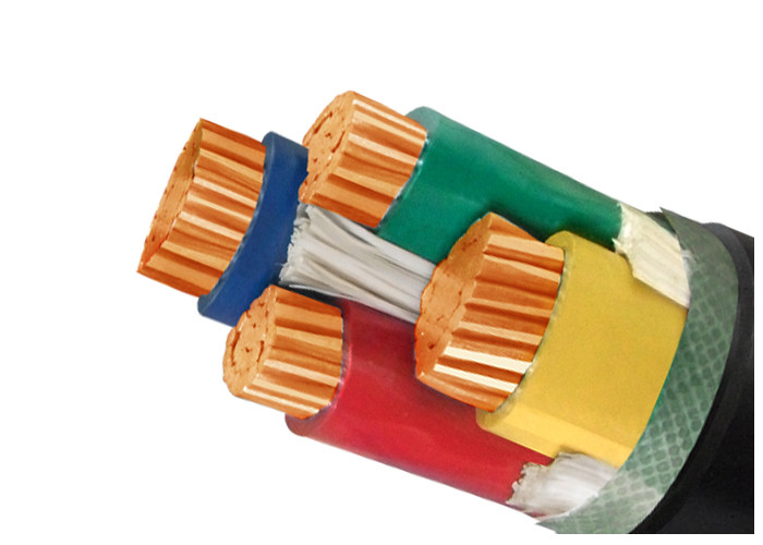 3x185 2x95SQMM 1KV Pvc Kabel Industri Terisolasi untuk saluran transmisi